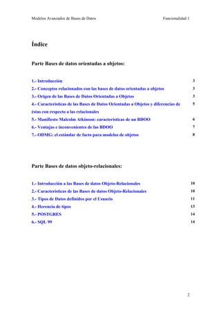 Bases de datos orientadas a objetos y bases de datos objeto ...