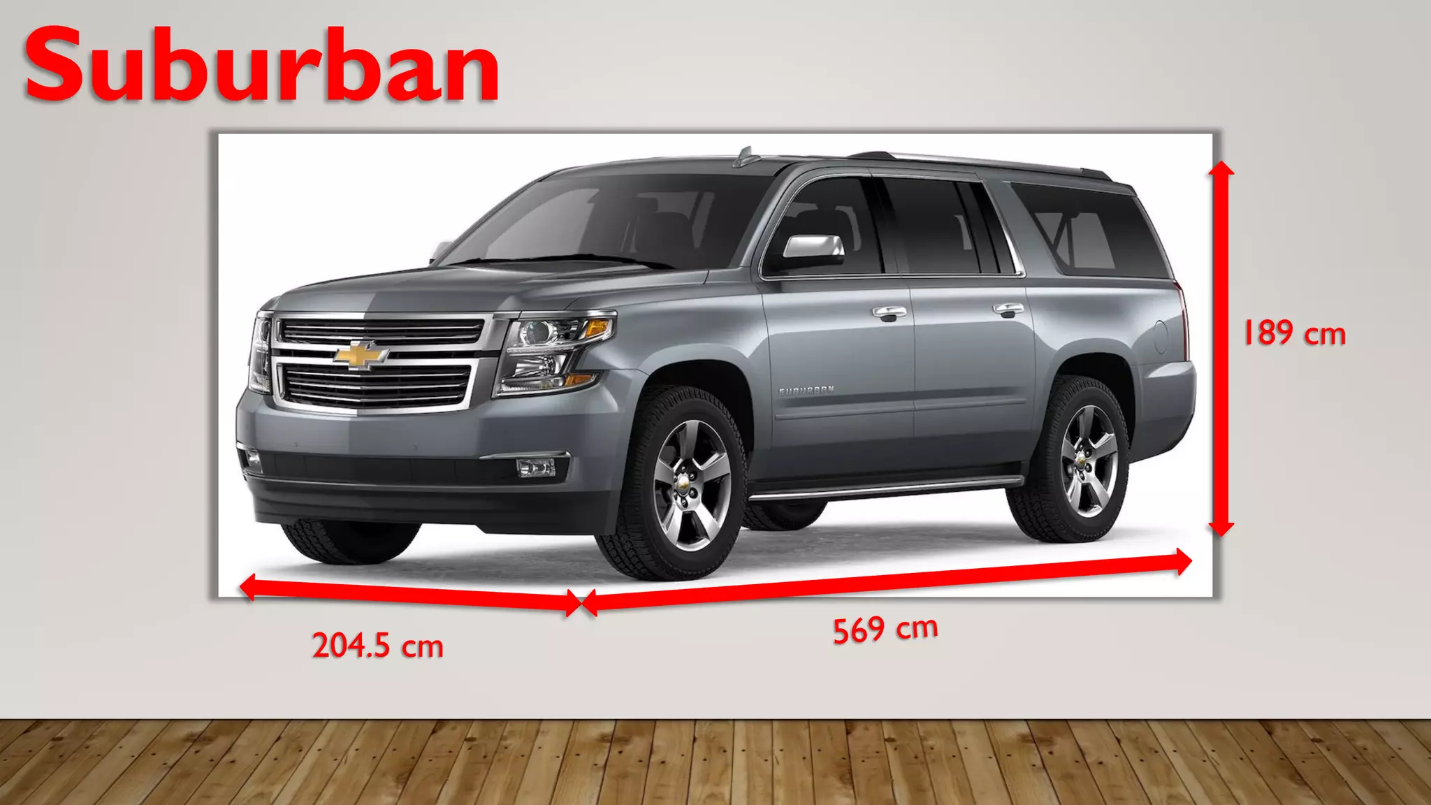 DIMENSIONES DE MODELOS CHEVROLET | PPT