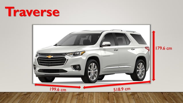 DIMENSIONES DE MODELOS CHEVROLET | PPT