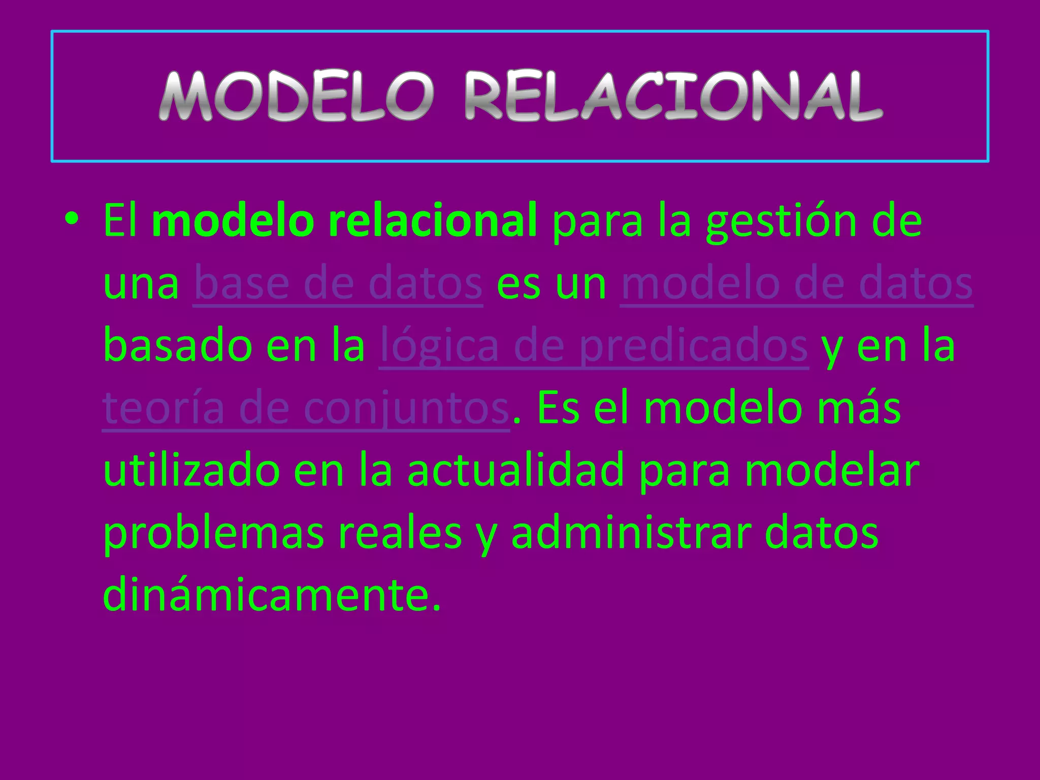 Modelos De Base De Datos Montse Ppt