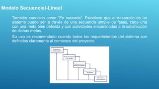 Modelos de desarrollo de software. Luis Morales. | PPTX