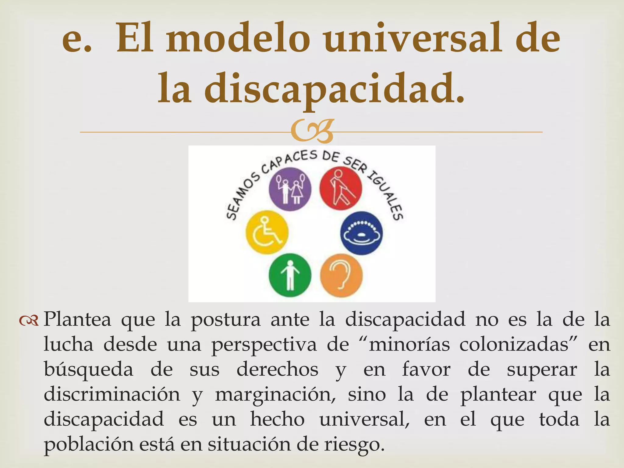 Modelos de discapacidad | PPTX | Special Needs Kids | Parenting