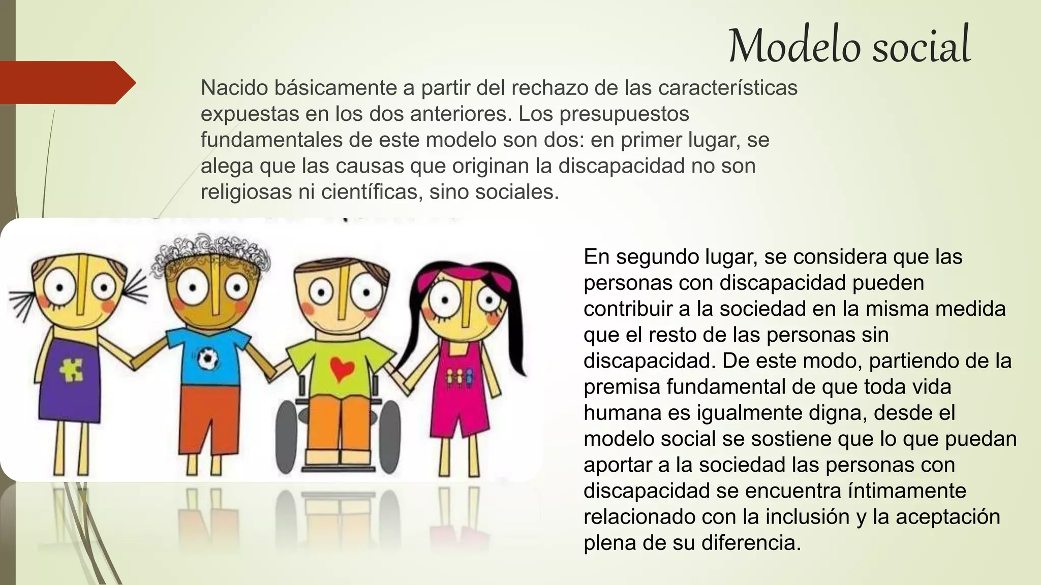 Modelos de discapacidad | PPTX