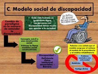Modelos de discapacidad trabajo de la primera unidad | PPTX