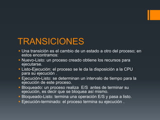 Modelos de estados y transicion | PPTX