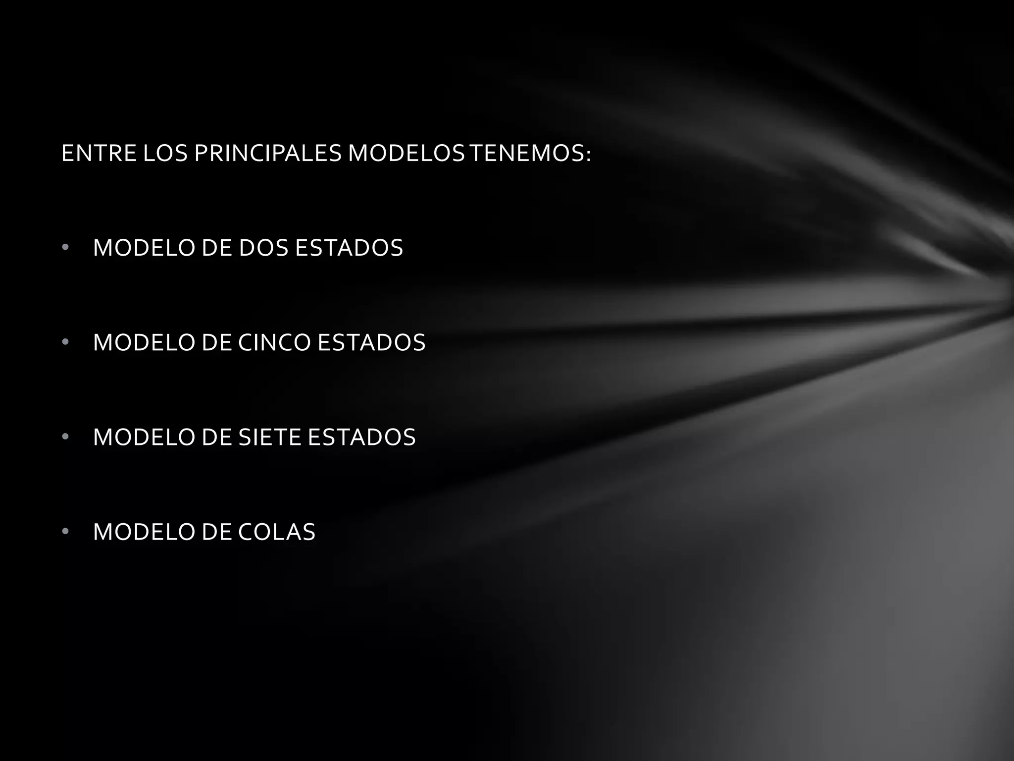 Modelos de estados y transicion | PPTX