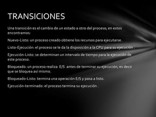 Modelos de estados y transicion | PPTX