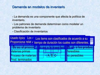 Modelos de inventario | PPT