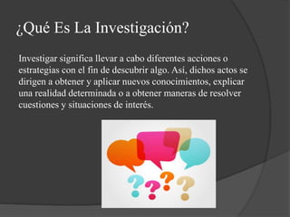 Modelos de investigacion | PPTX