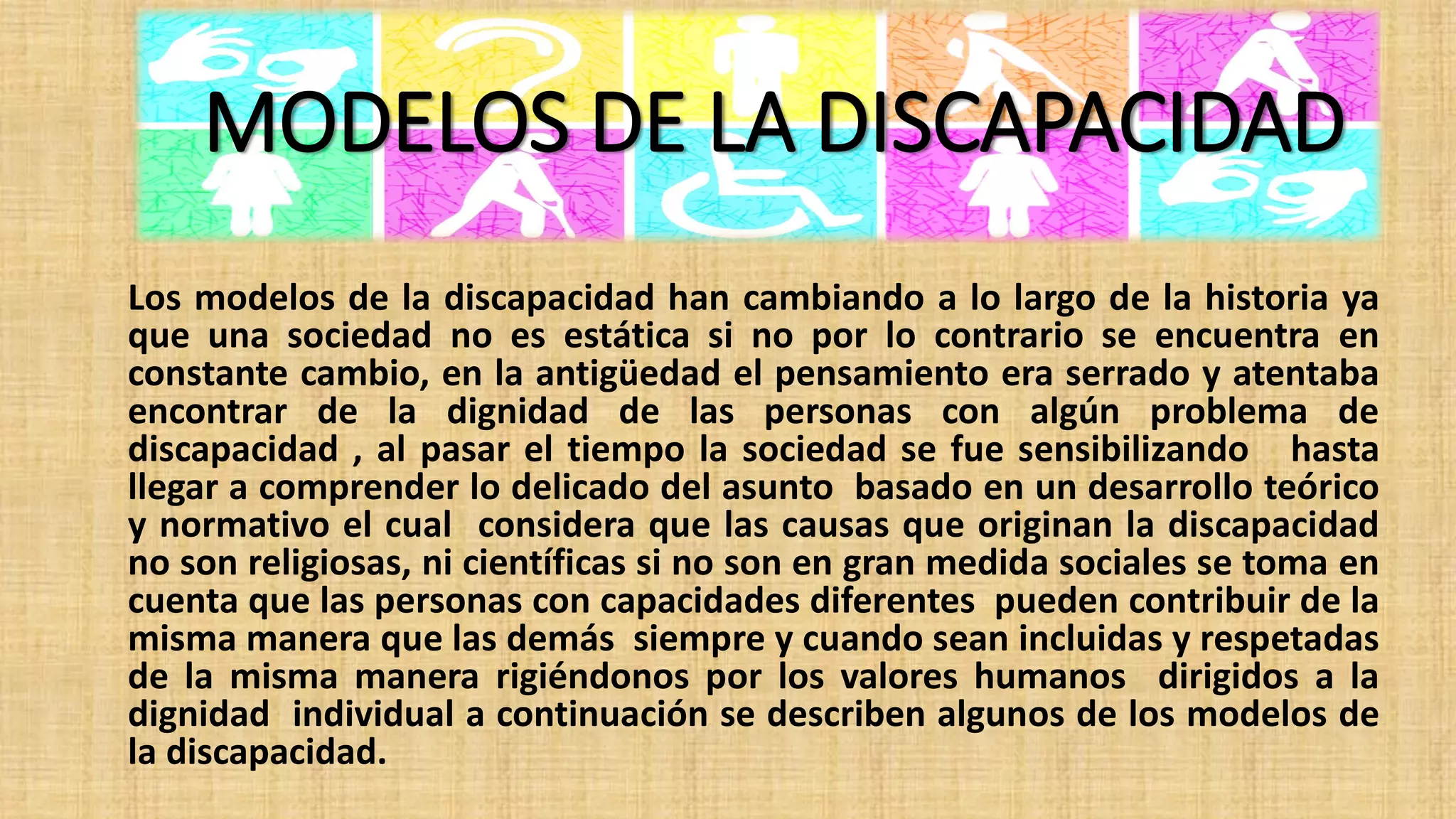 MODELOS DE LA DISCAPACIDAD | PDF