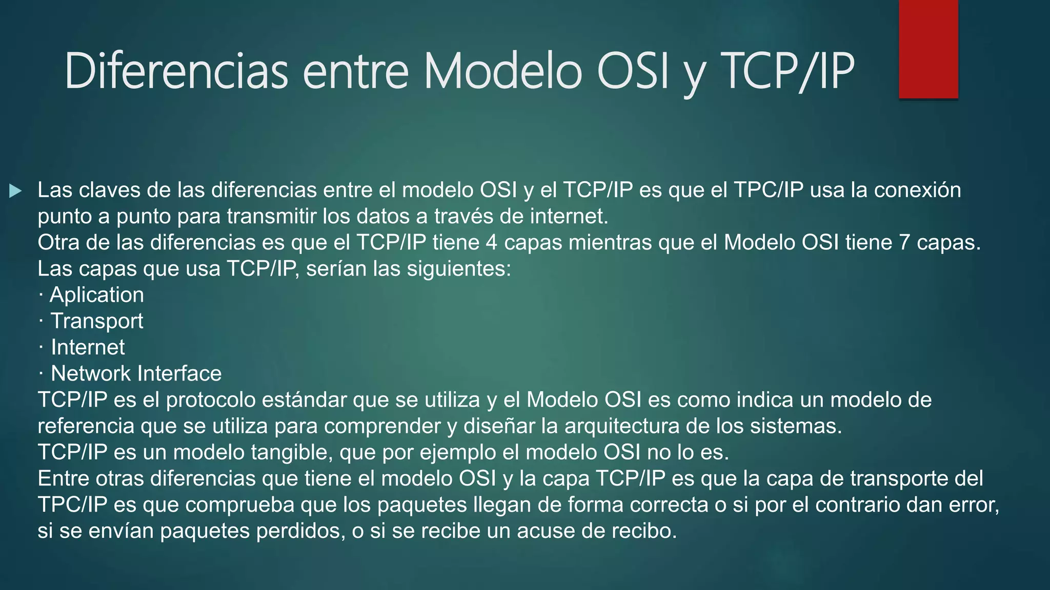 Modelos de la osi y tcp | PPT