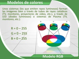 Modelos del color | PPTX