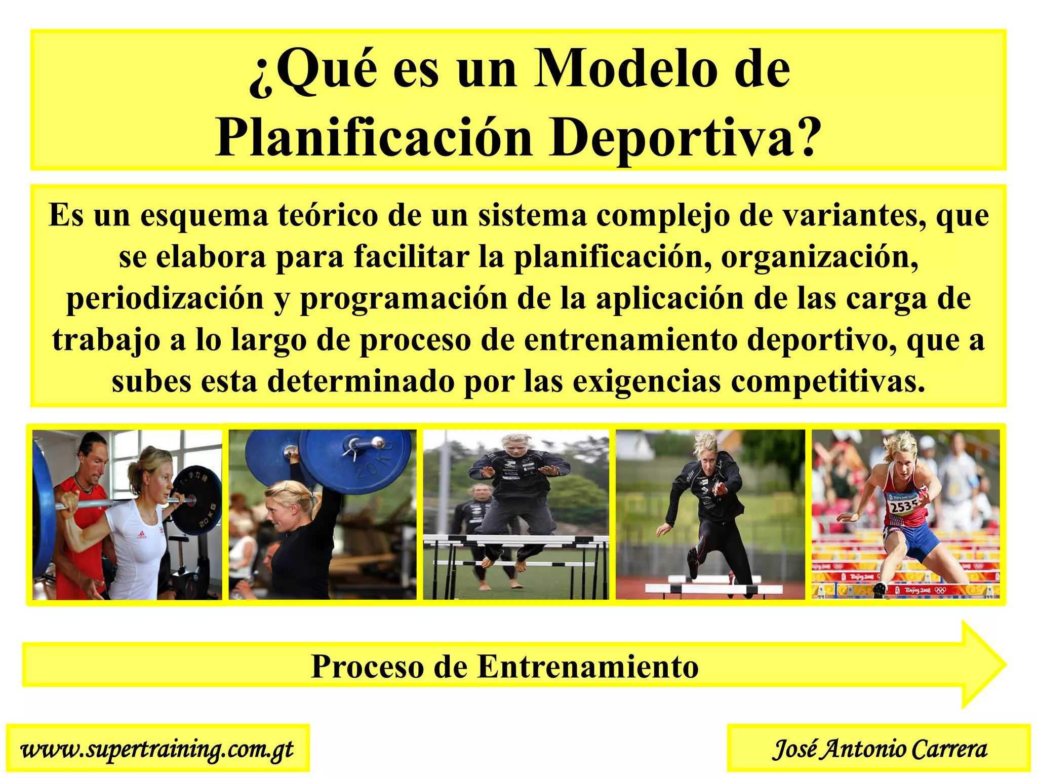 Modelos De Planificacion Deportiva PDF