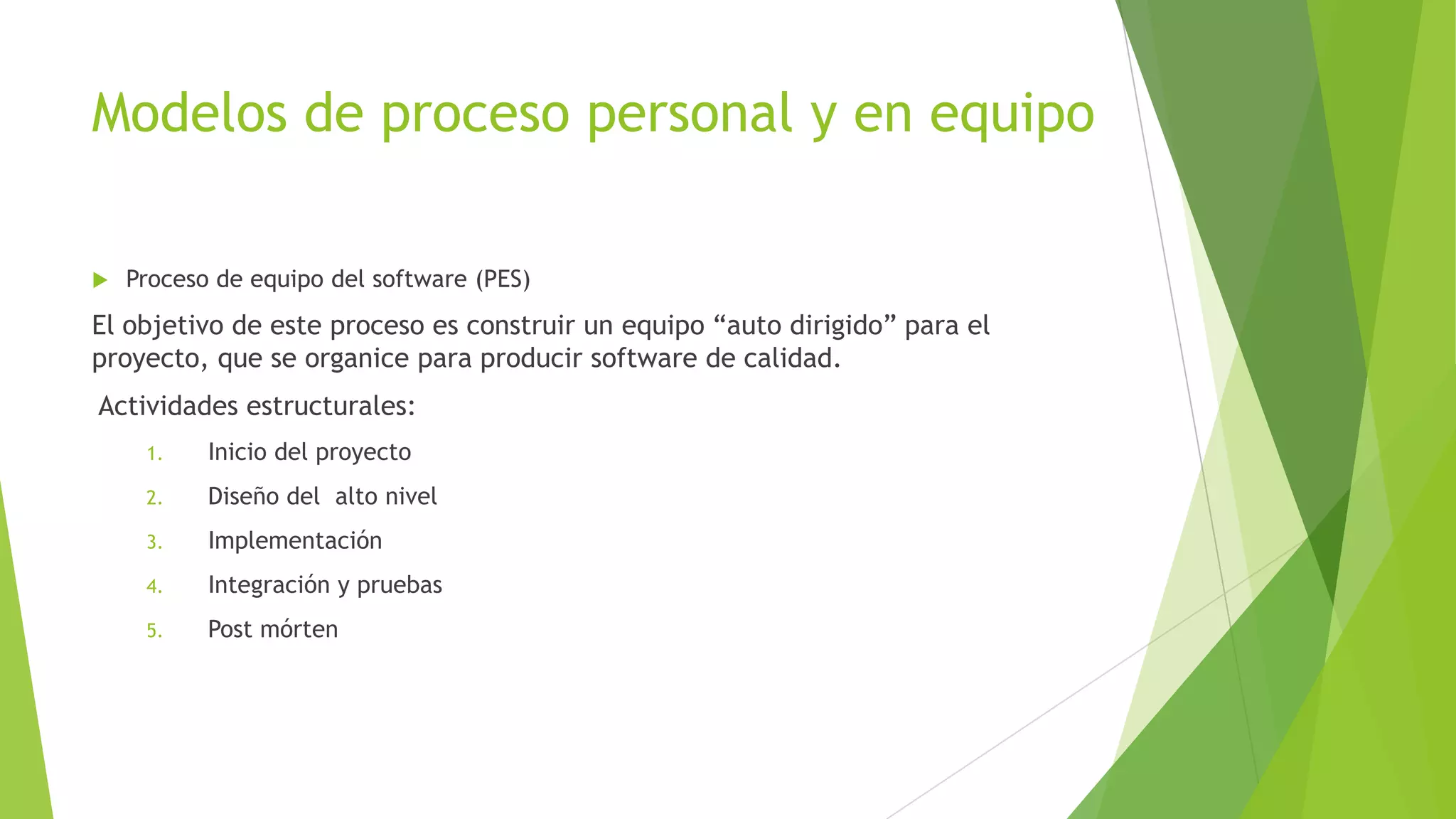 Modelos de proceso de desarrollo de software | PPT