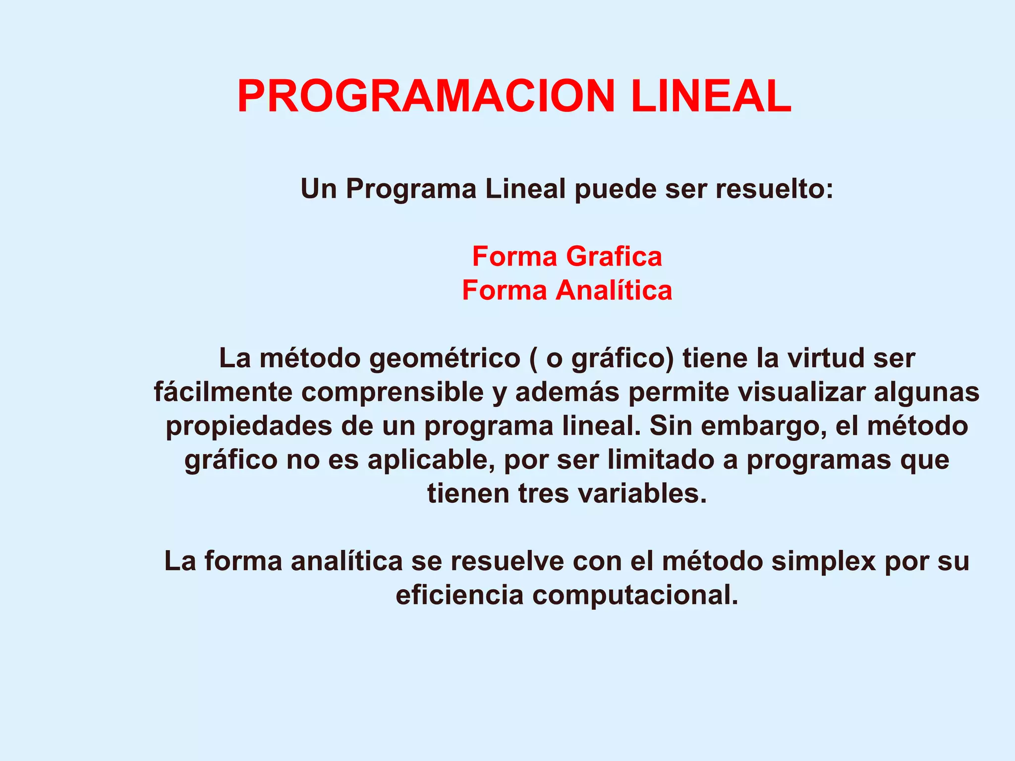 Modelos de programacion lineal y modelos dinamicos (2) | PPT