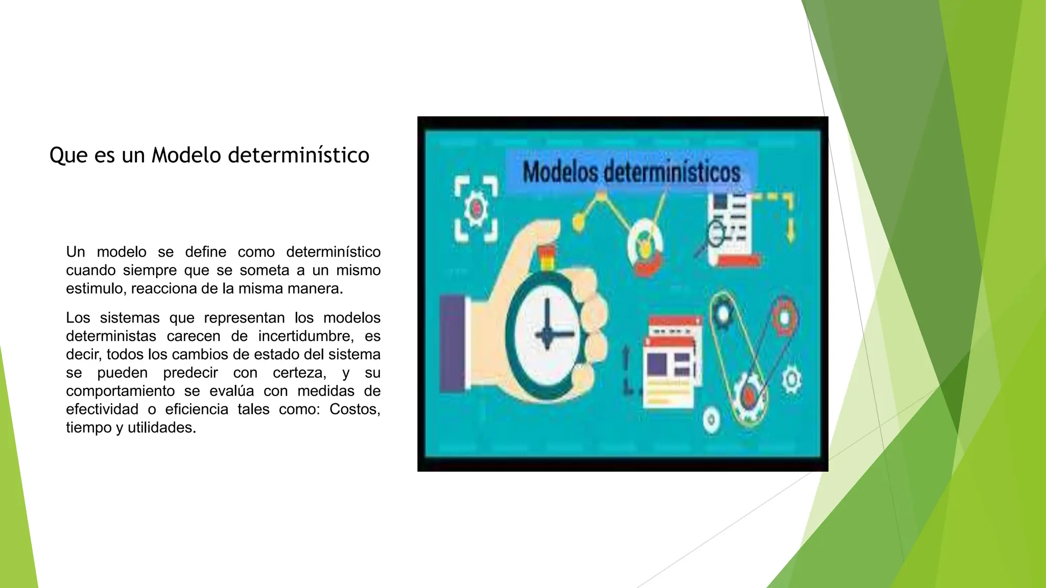 Modelos determinísticos | PPTX