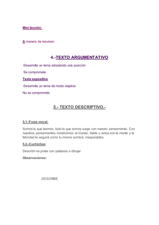 MODELOS DE TEXTOS ESCRITOS | DOCX