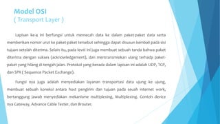 Model OSI Layer | PPTX