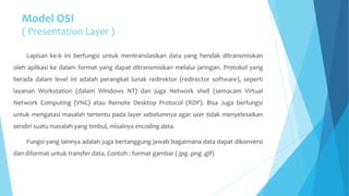 Model OSI Layer | PPTX