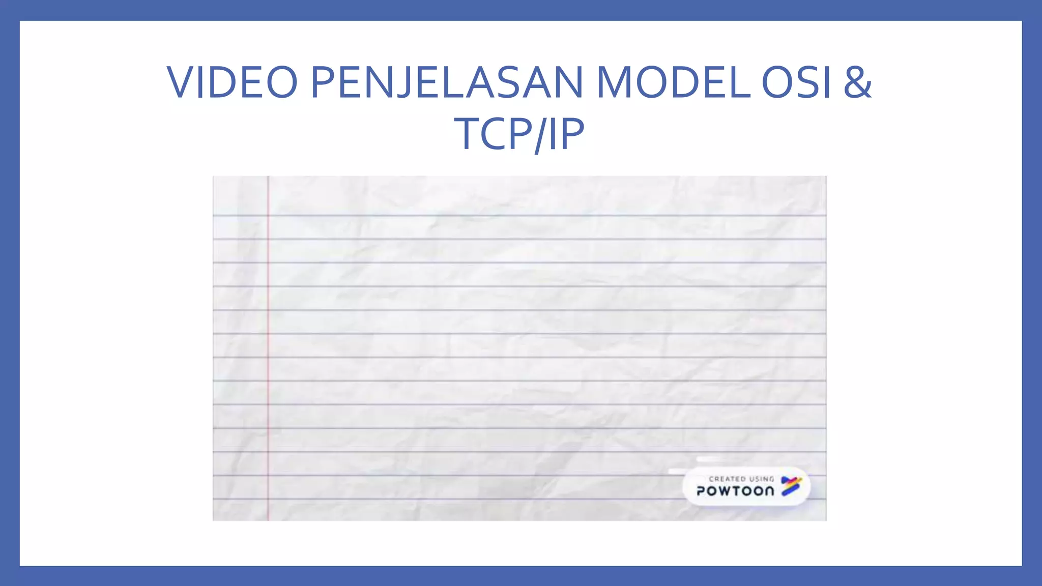 Model osi dan tcp | PPT