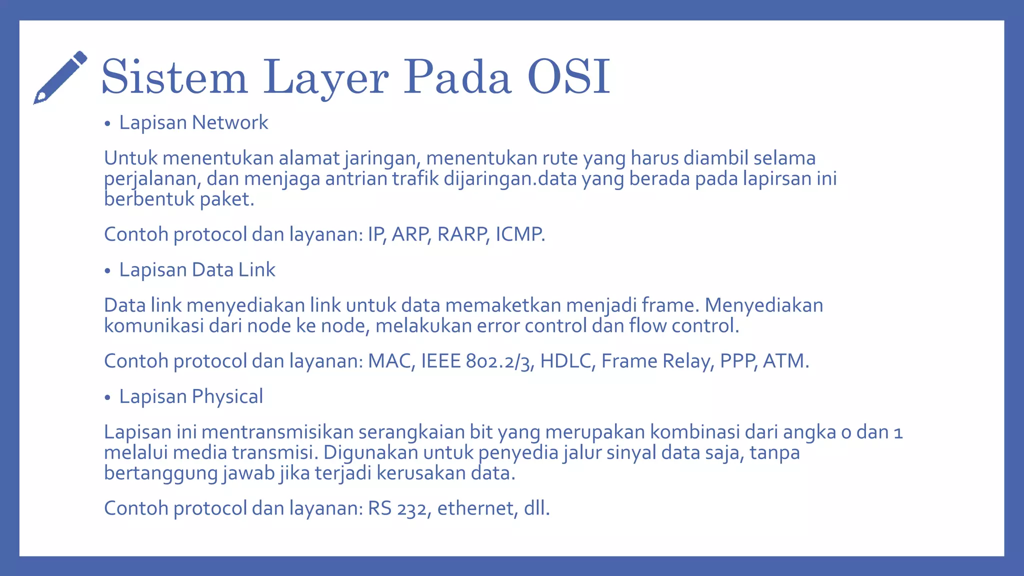 Model osi dan tcp | PPTX