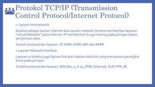 Model osi dan tcp | PPTX