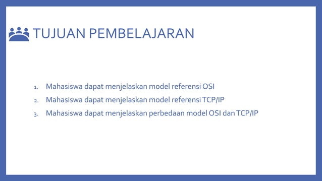 Model osi dan tcp | PPT