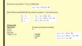 MODELO SIR EPIDEMIOLOGIA DE ECUACIONES DIFERENCIALES | PPTX