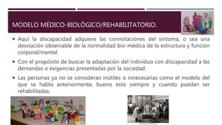 Modelos de discapacidad | PPTX