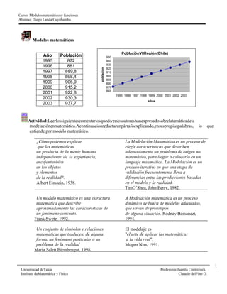 Modelos matematicos | DOCX