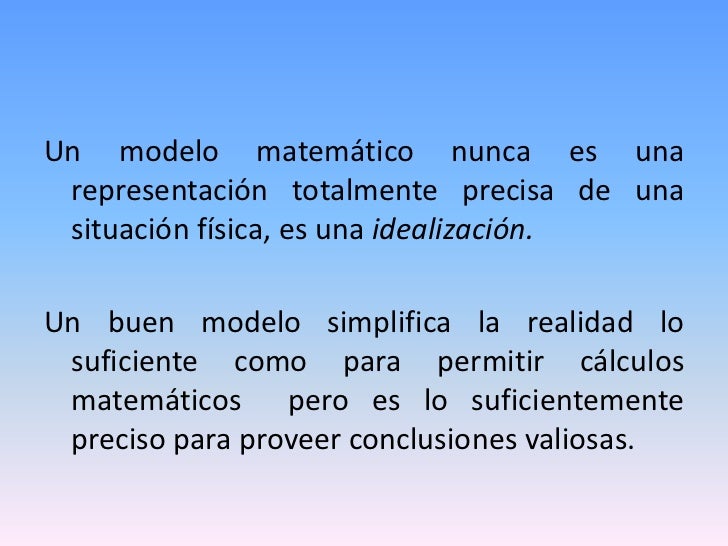 MODELOS MATEMATICOS