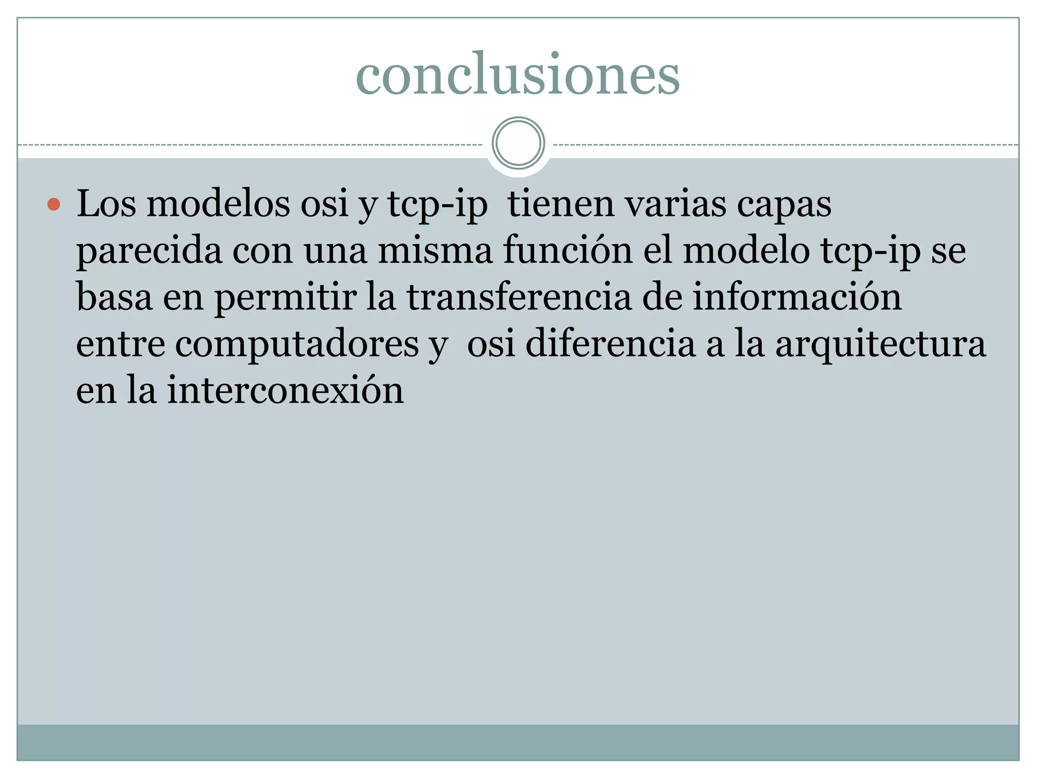 Modelos osi y tcp ip | PPT