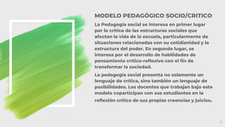 Modelos pedagogicos | PPTX