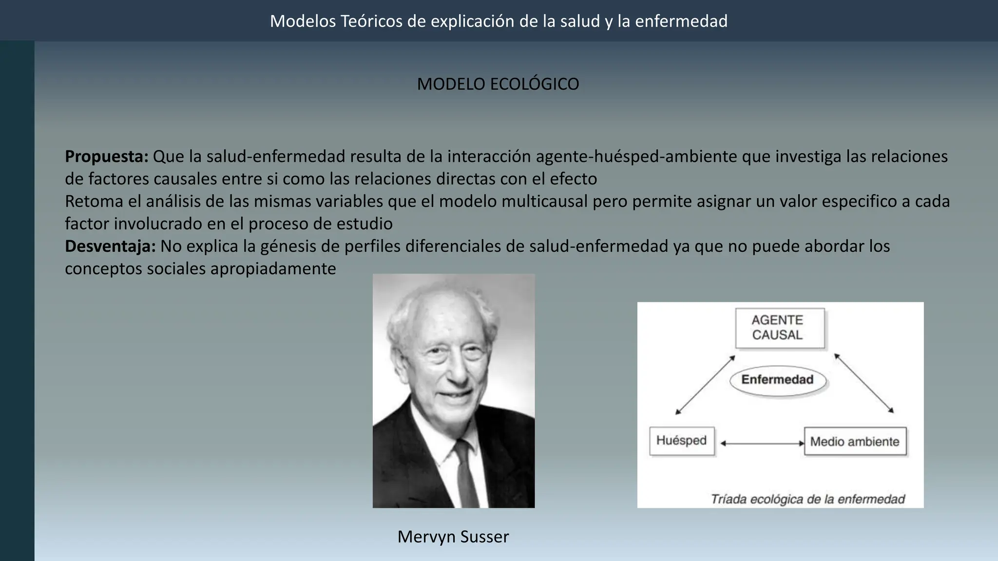 Modelos Teóricos de explicación de la salud y la enfermedad ...