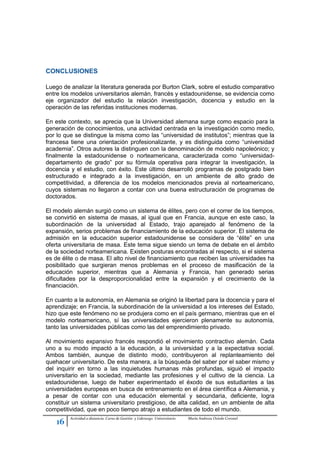 Modelos universitarios-burton clark | DOCX
