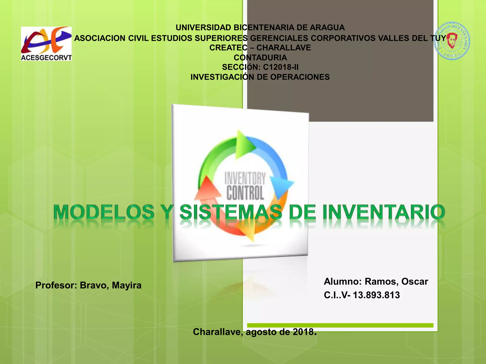 Modelos y sistemas_de_inventarios | PPTX