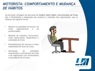 Modelo Taylor Made na Terceirização de Frotas | PDF