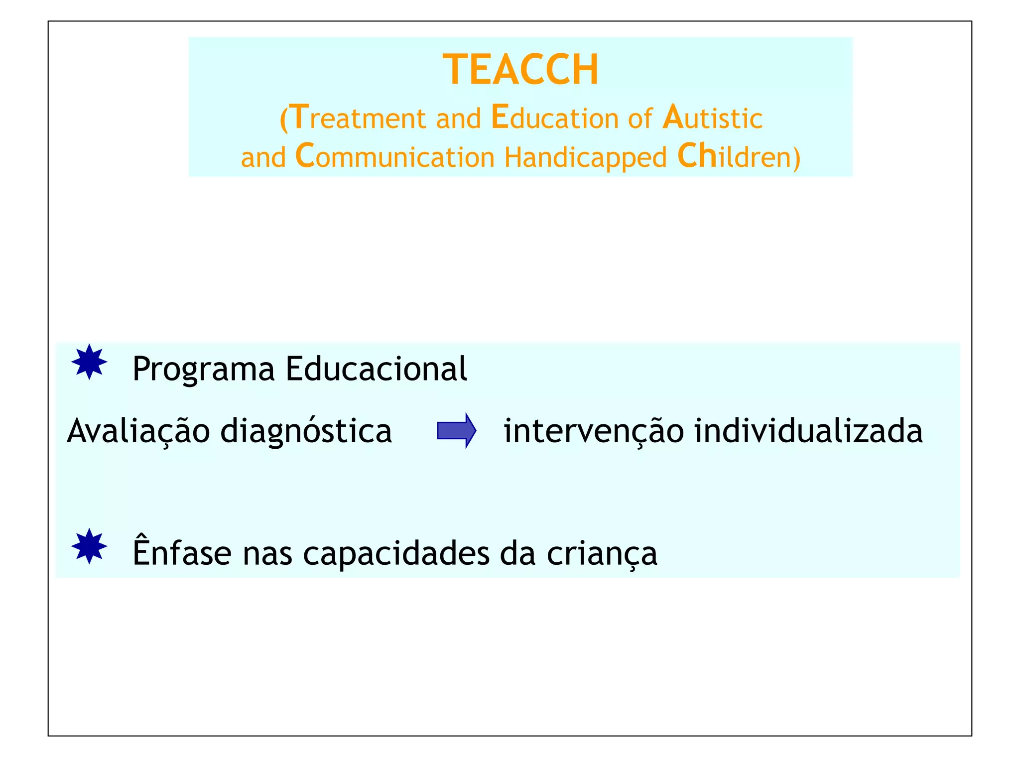 Modelo teacch | PDF | Education