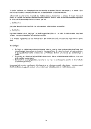 Modelo v y cascada | PDF