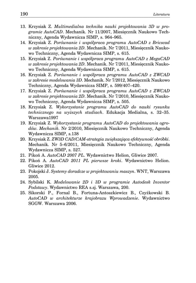 Modelowanie 3 d w programie autocad zbigniew krzysiak wnit | PDF | 3-D Graphics | Computer ...