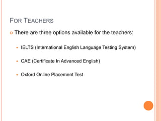 Model Oxford Online Testing - series.pptx