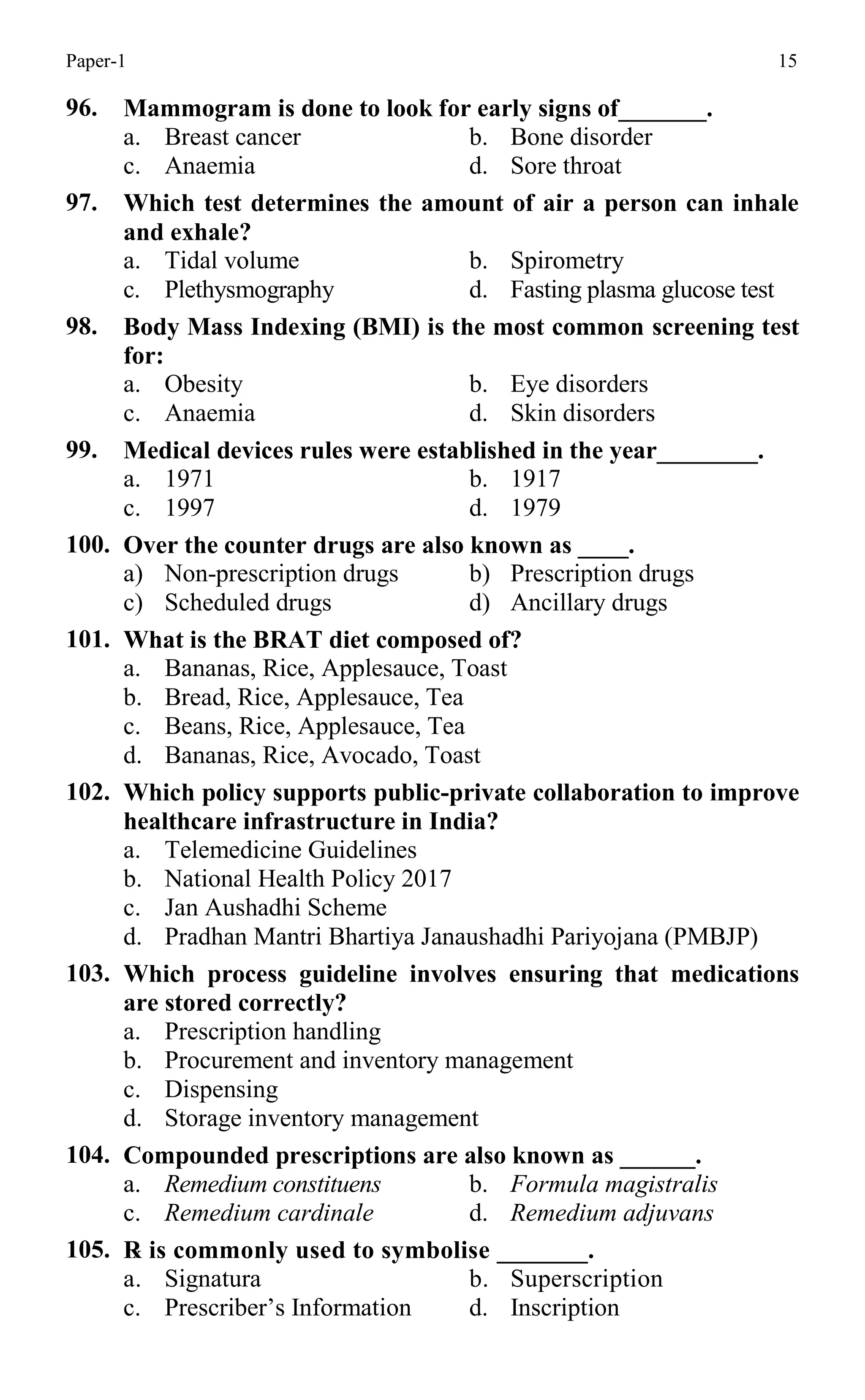 EXIT EXAM D PHARM MODEL PAPER IMPORTANT MCQS PATTERN.pdf