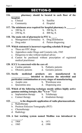 EXIT EXAM D PHARM MODEL PAPER IMPORTANT MCQS PATTERN.pdf