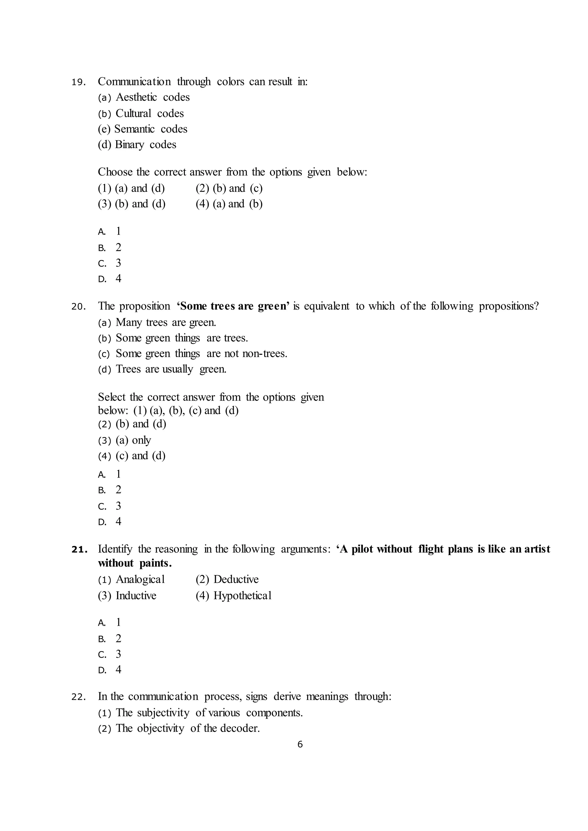 Model paper 2 (UGC NET Paper-1) Questions with Answers | DOCX