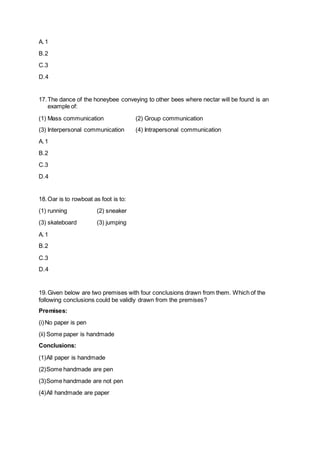 Model paper 3 (UGC NET Paper-1) | PDF