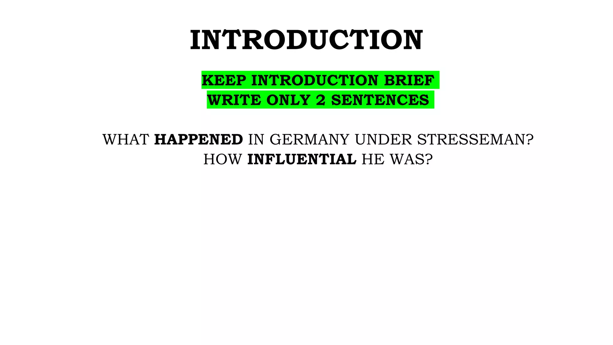 HISTORY IGCSE REVISION - MODEL PAPER 4 - WEIMAR REPUBLIC | PPTX