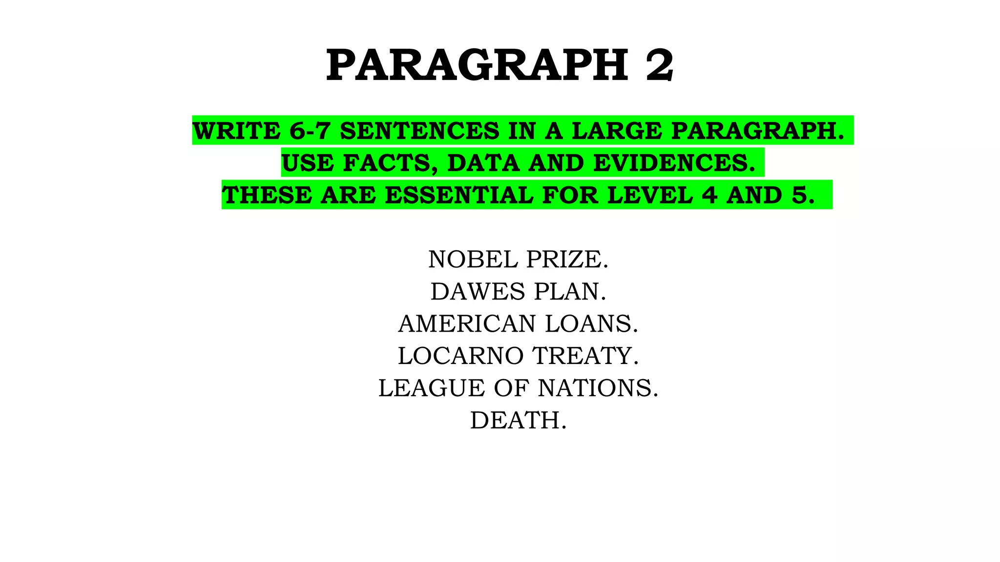 HISTORY IGCSE REVISION - MODEL PAPER 4 - WEIMAR REPUBLIC | PPTX
