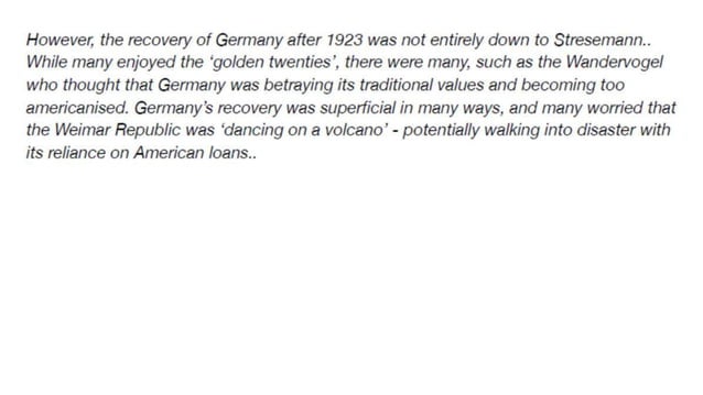 HISTORY IGCSE REVISION - MODEL PAPER 4 - WEIMAR REPUBLIC | PPTX
