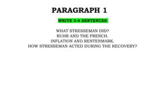 HISTORY IGCSE REVISION - MODEL PAPER 4 - WEIMAR REPUBLIC | PPTX