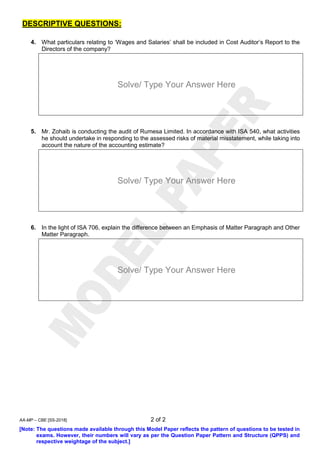 Model papers cbe_through_remoteaccess | PDF